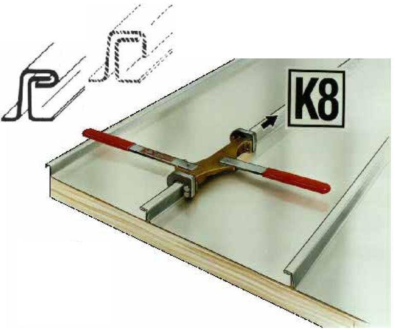 Draco K8 - Single Lock Seamer, 255mm – KFC Roofing